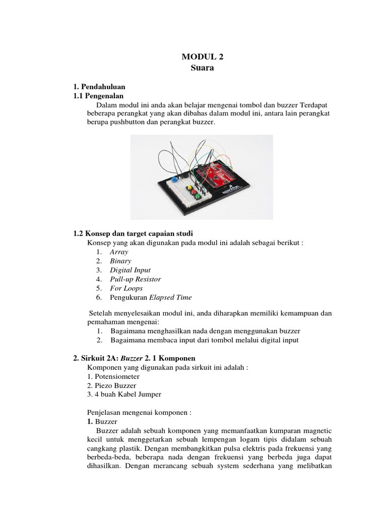 Modul 2 Praktikum Mekatronika Uns | PDF