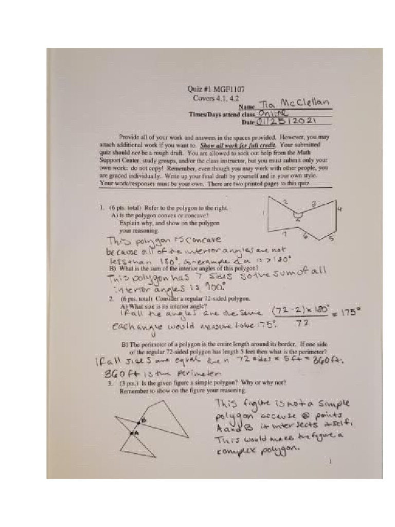 Assignment 1. Math Liberal Arts | PDF