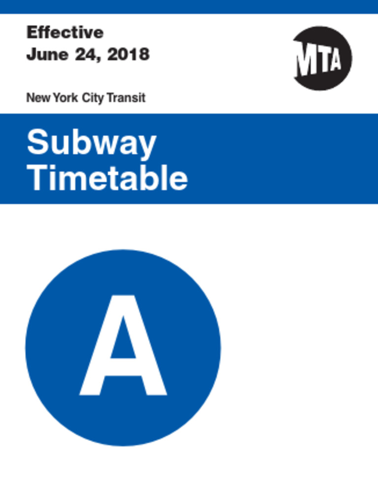 A Train Timetable | PDF | Bus Transport | Rapid Transit