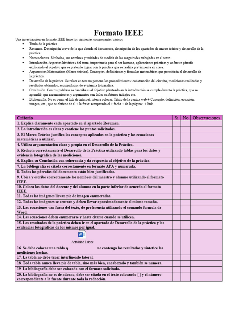 Formato IEEE | PDF | Bibliografía | Matemáticas