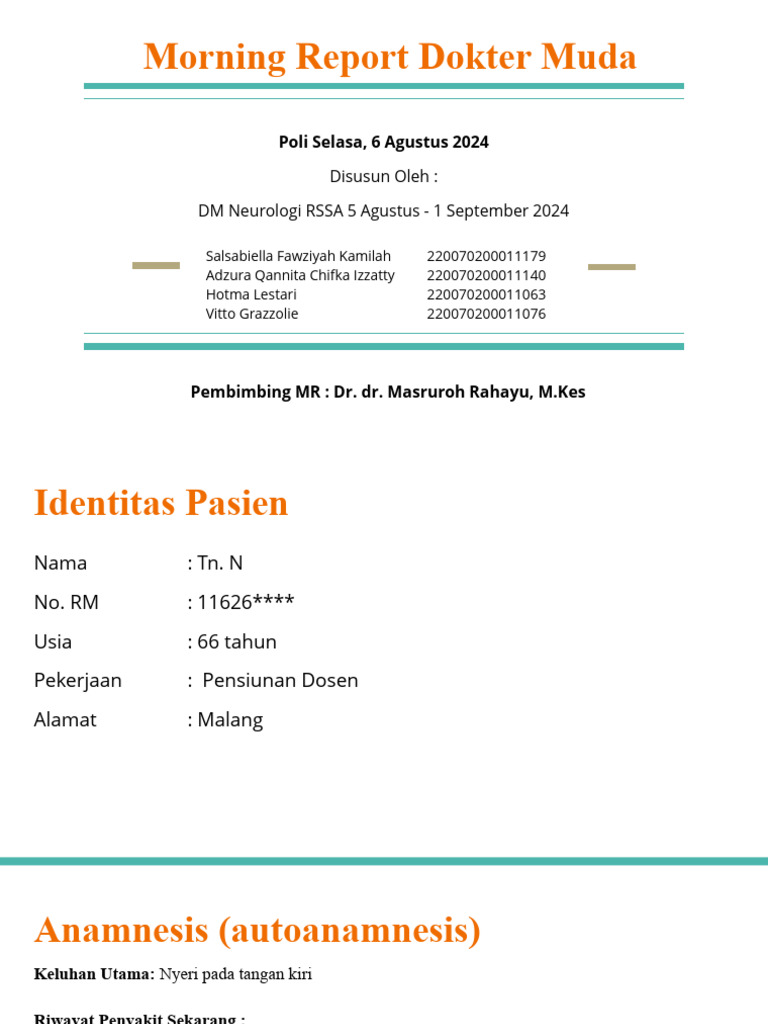 MR Poli 6 Agustus 2024 - PHN | PDF