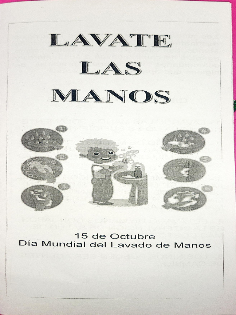 Lávate Las Manos | PDF | Lavado de manos | Salud pública
