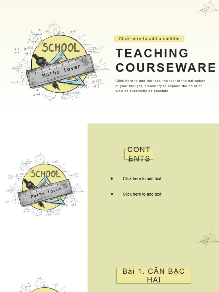 Yellow Cartoon Classroom Courseware Presentation-WPS Office | PDF