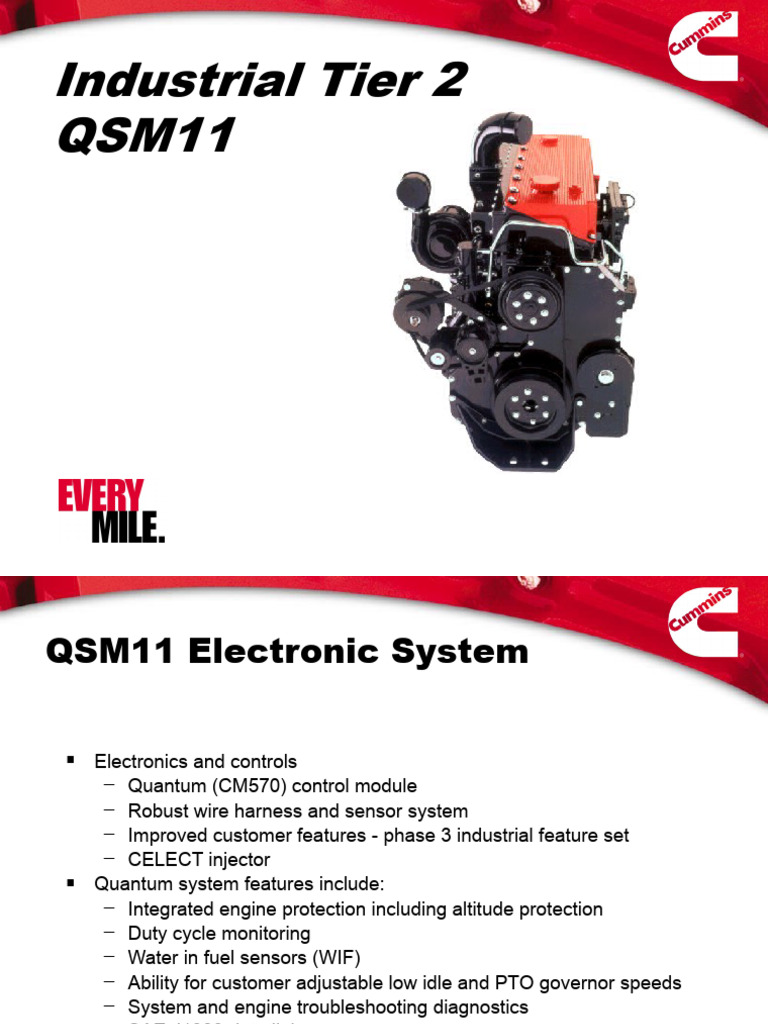 QSM11 Engine | PDF | Engines | Fuel Injection