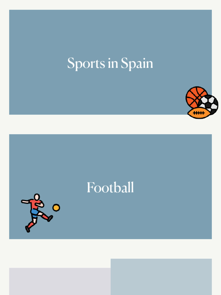 Sports in Spain | PDF