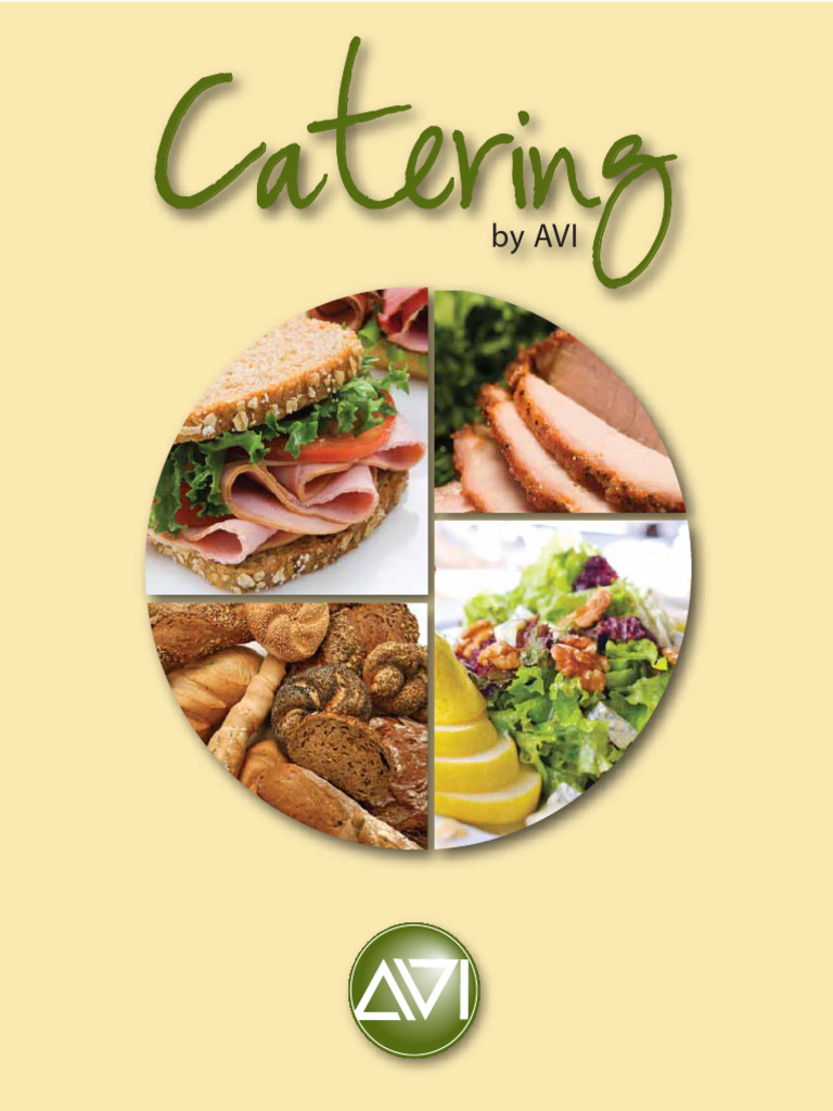 Catering Menu by Avi | PDF | Salad | Pasta