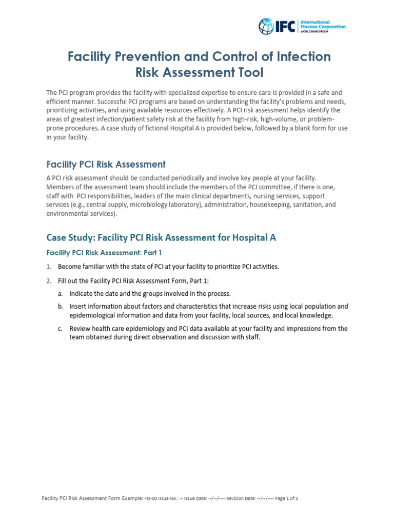 PCI Risk Assessment Tool Example | PDF | Percutaneous Coronary ...