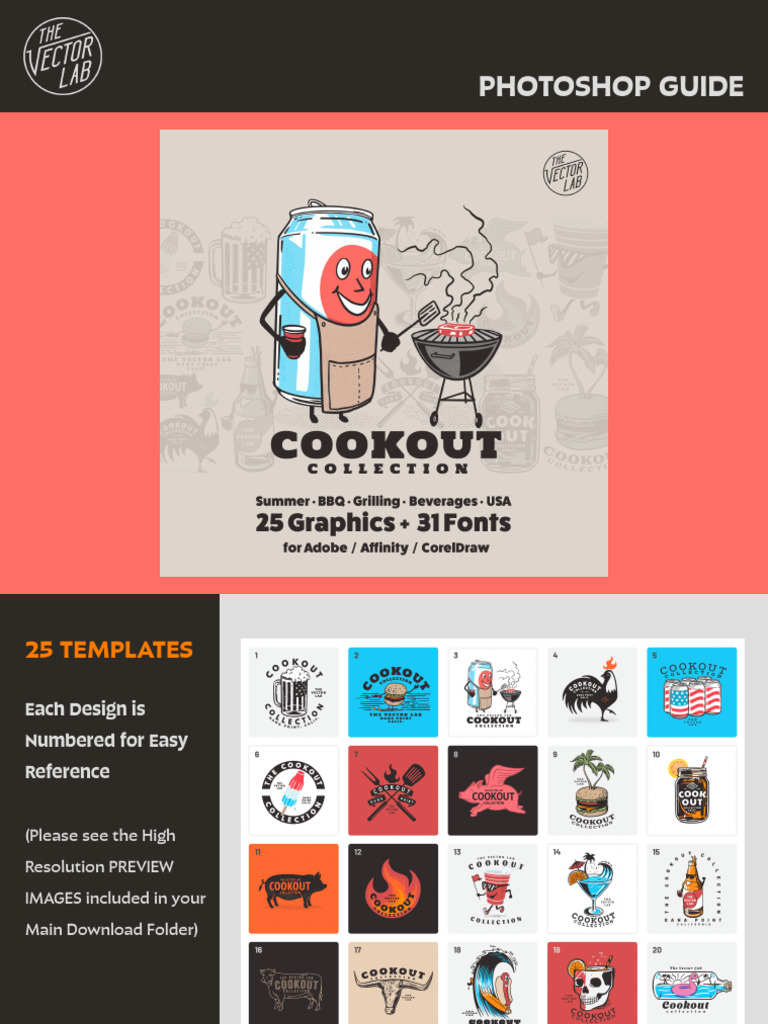 Ps-GUIDE-COOKOUT | PDF | Adobe Photoshop | System Software