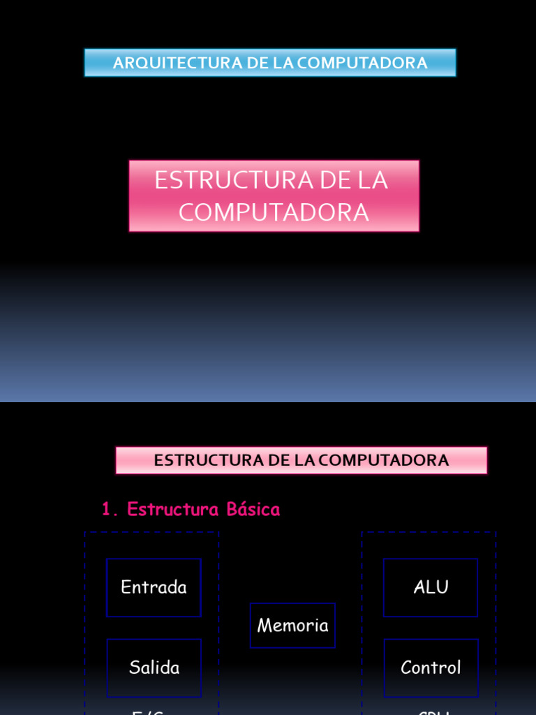 Arquitectura de La Computadora | PDF | Almacenamiento de datos de la ...