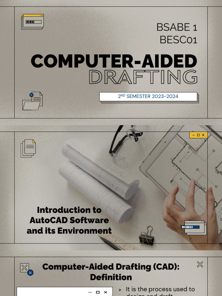 Unit 1 - Introduction To CAD and Its Environment | PDF | Window ...