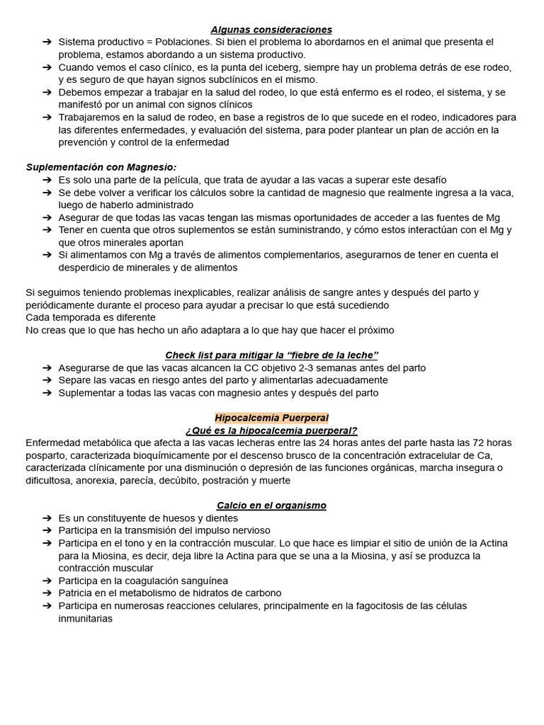Control de lectura semana 13 - Rumiantes | PDF | Calcio | Cetosis Control de lectura semana 13 - Rumiantes | PDF | Calcio | Cetosis