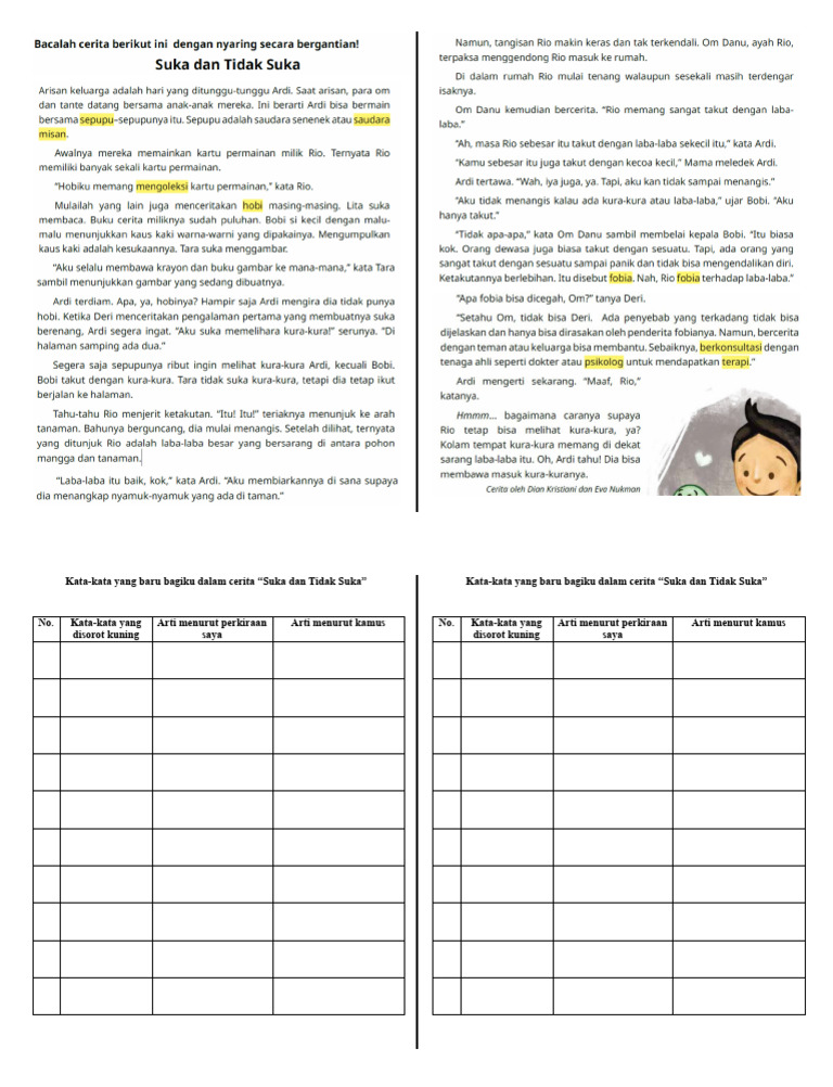 Teks Suka Dan Tidak Suka | PDF | Filsafat