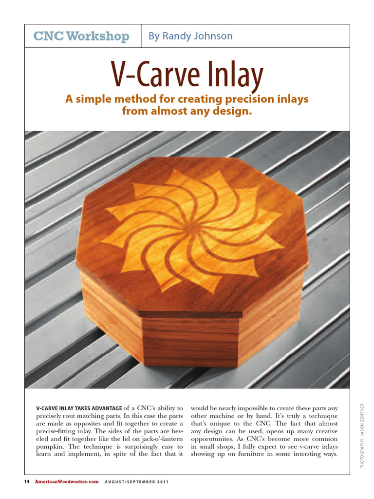 155 Vcarve Inlay Sep 2011 | PDF | Machining