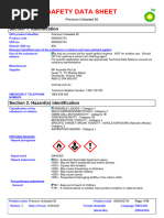 MSDS Petrol | PDF | Carbon Dioxide | Dangerous Goods
