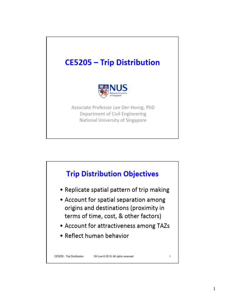 Weekly Trip Estimation Methods | PDF | Mathematics | Mathematical Objects