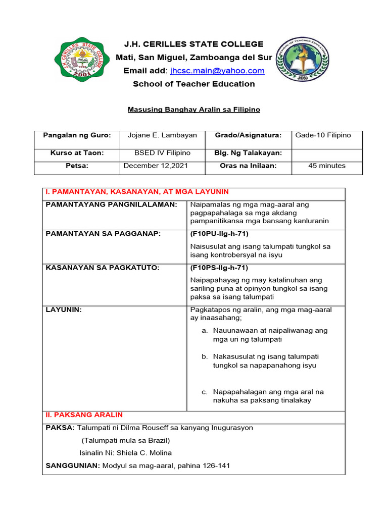LAMBAYAN BA-Final Najud | PDF