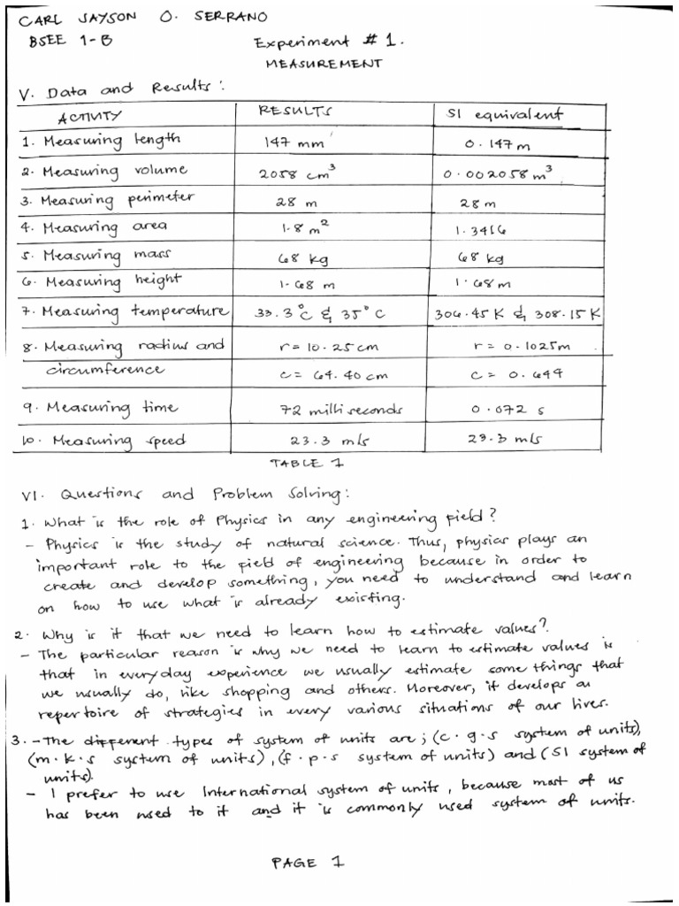 Experiment - 1 | PDF Experiment - 1 | PDF