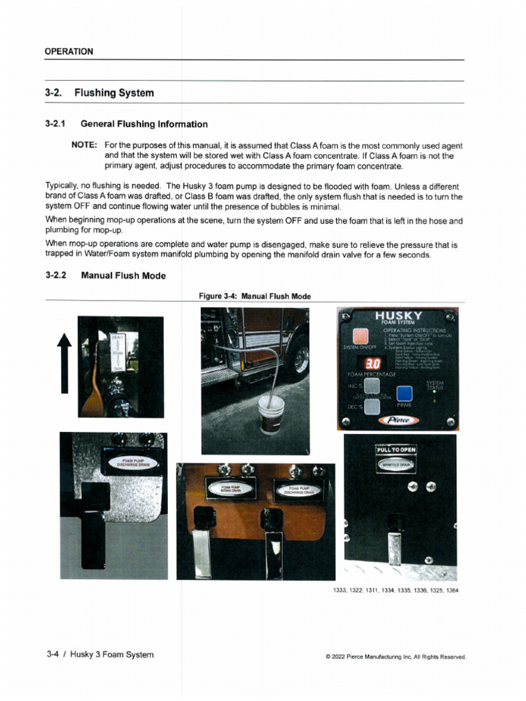 F-500 Foam Flushing - Maintenances Info | PDF