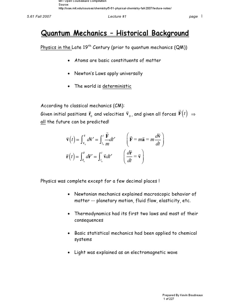 MIT Open Course Ware Lecture Compliled | PDF | Emission Spectrum | Electron