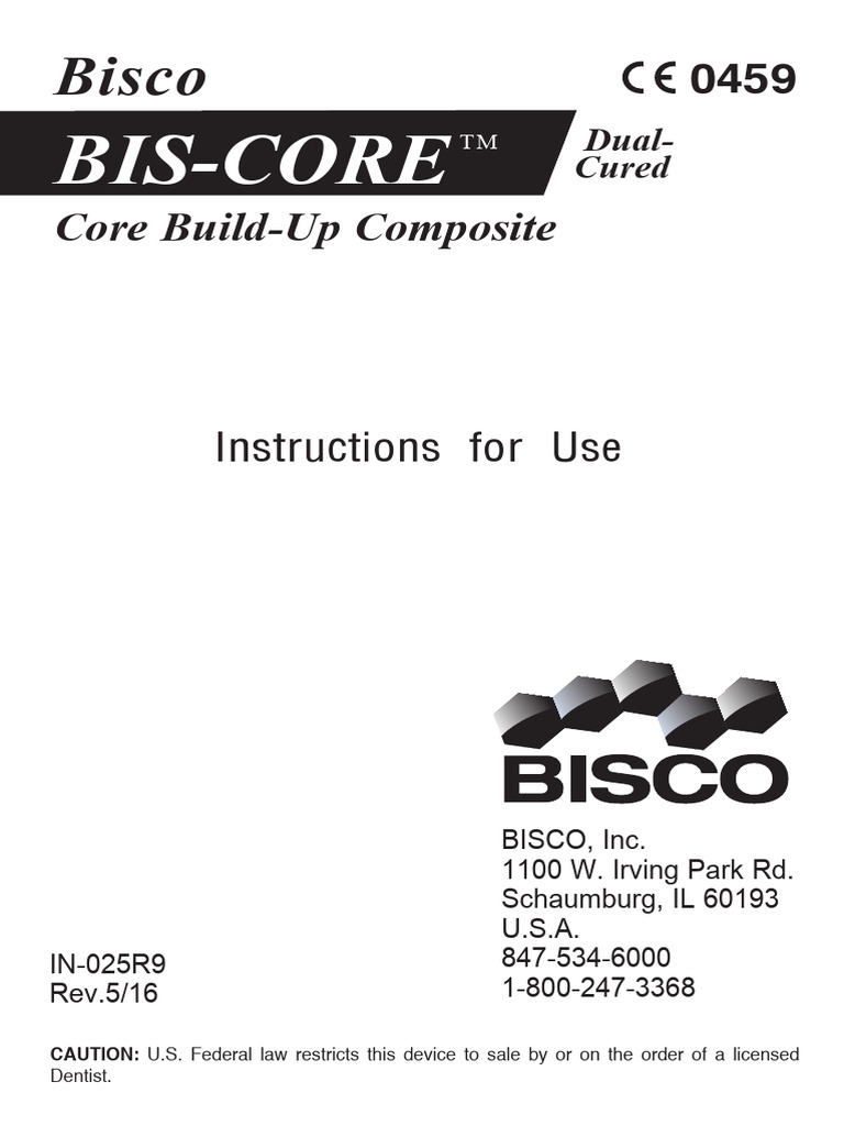 Bis-Core English2 | PDF | Adhesive | Composite Material