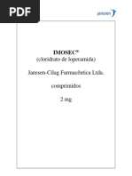 Bula do Imosec: Indicações e Posologia | PDF | Remédio | Doenças e ...