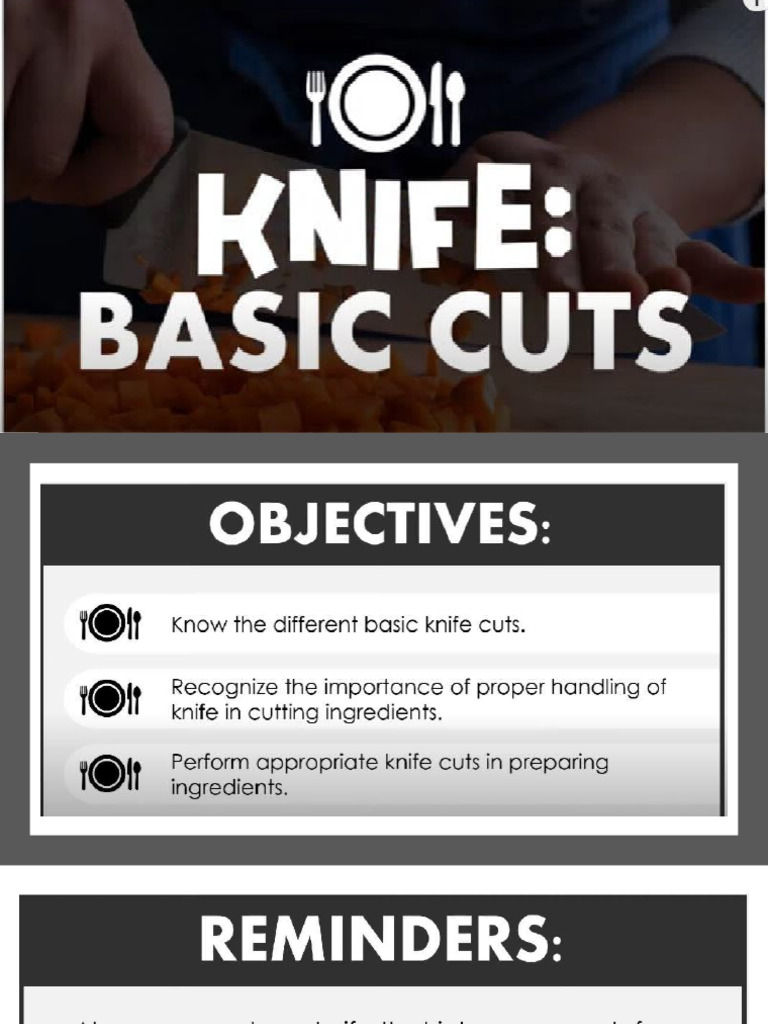 Basic Cuts | PDF