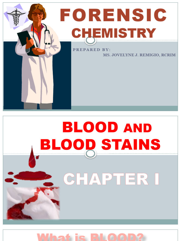 Forensic Blood Analysis Techniques | PDF | Hair | Explosion