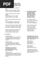 Letra de "Pues Concebida" | PDF