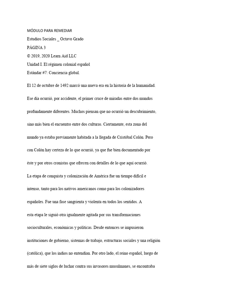 Régimen Colonial Español en América | PDF | Colonialismo | España