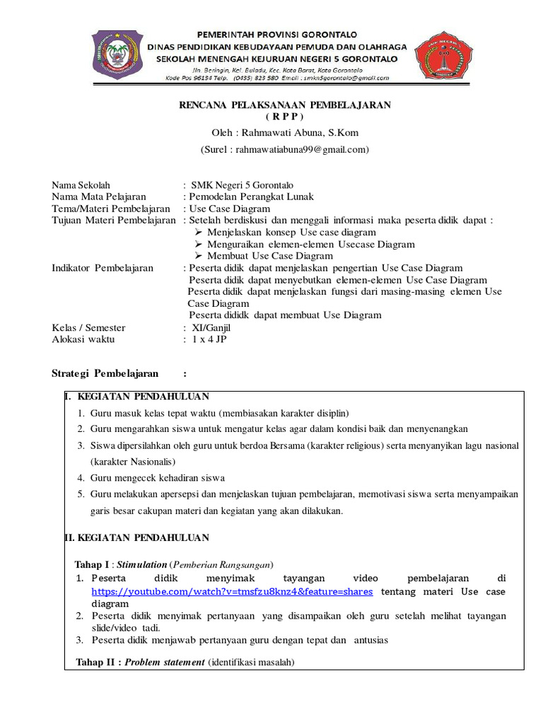 RPP Use Case Diagram | PDF