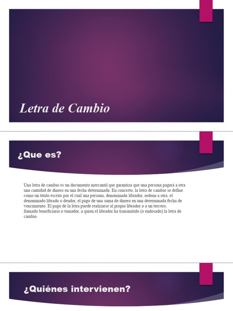 Letra de Cambio | PDF | Pagaré | Instrumentos que devengan intereses