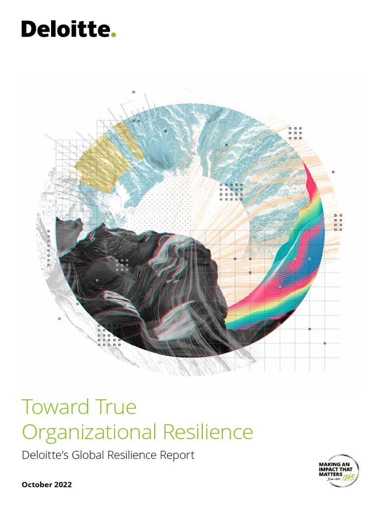 Deloitte Global Resilience Report 2022 | PDF | Psychological Resilience ...