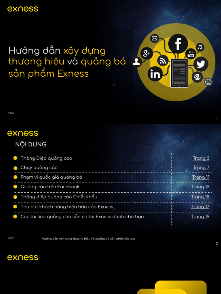 Exness Partner - Hướng Dẫn Xây Dựng Thương Hiệu Và Quảng Bá | PDF