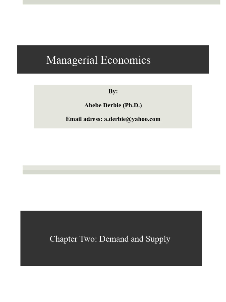 DD and SS | PDF | Demand | Elasticity (Economics)