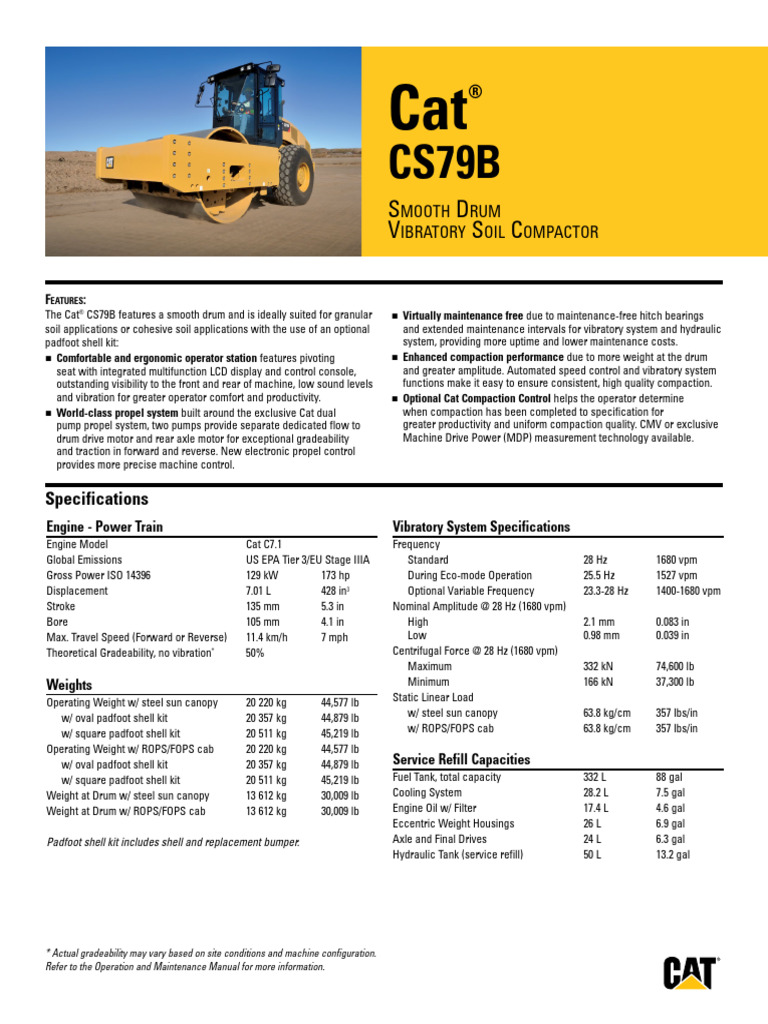 Specalog Cat Scom Cs79b en Qehq2358 | PDF | Engines | Motor Vehicle