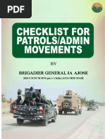 Army Convoy Commander Checklist | PDF | Improvised Explosive Device ...