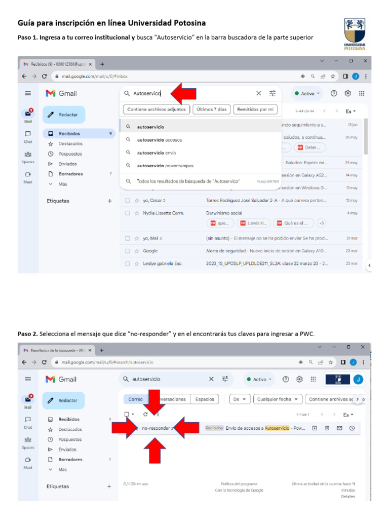 Guía para Inscripción en Línea Universidad Potosina Ejecutiva 2C 2024 ...