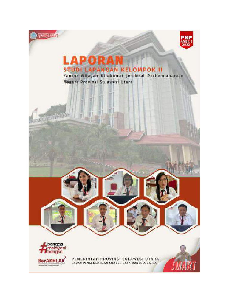 Laporan Studi Lapangan BPSDM Sulut | PDF