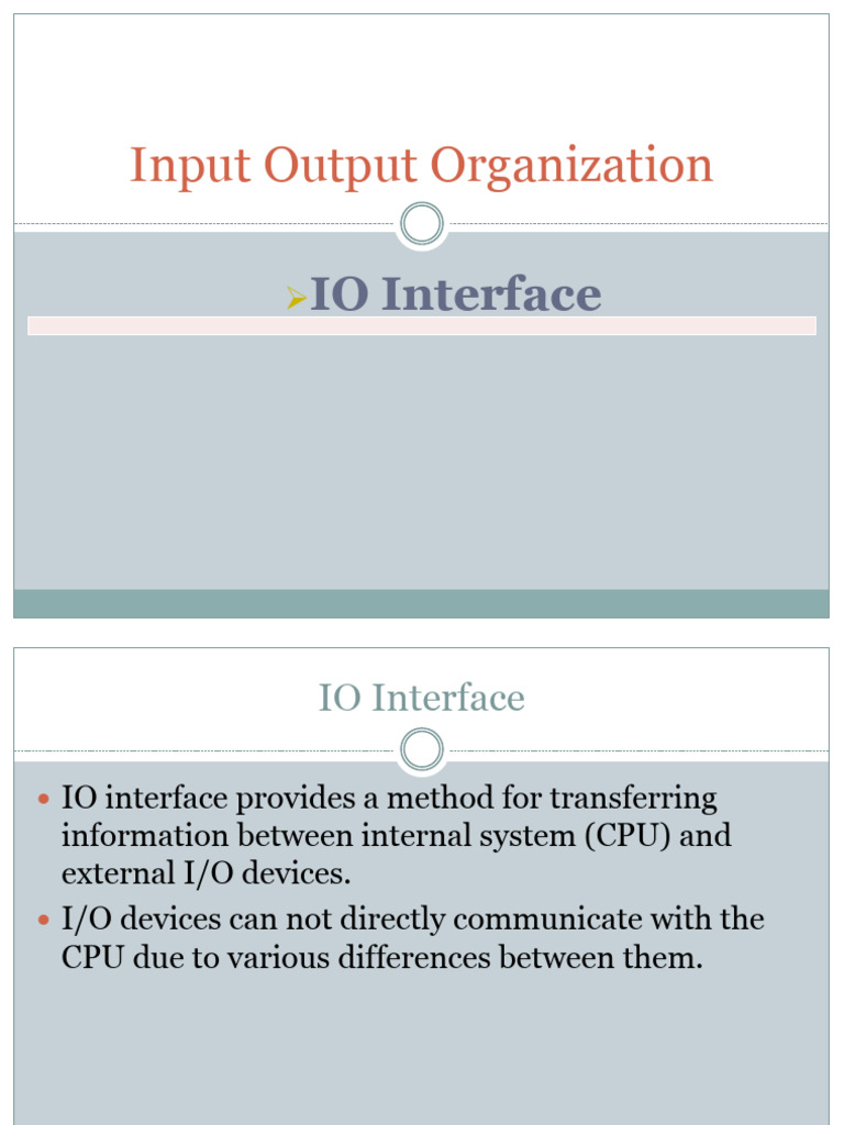 Chapter 11 Pdf Inputoutput Central Processing Unit