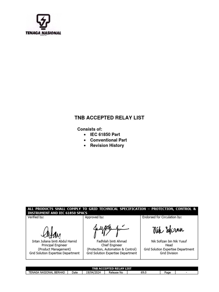 4 TNB Accepted Relay List & Preferred Secondary A - 240717 - 114737 ...