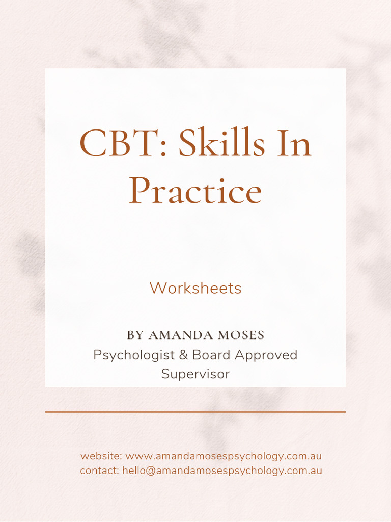 CBT Skills In Practice Workbook | PDF | Thought | Applied Psychology