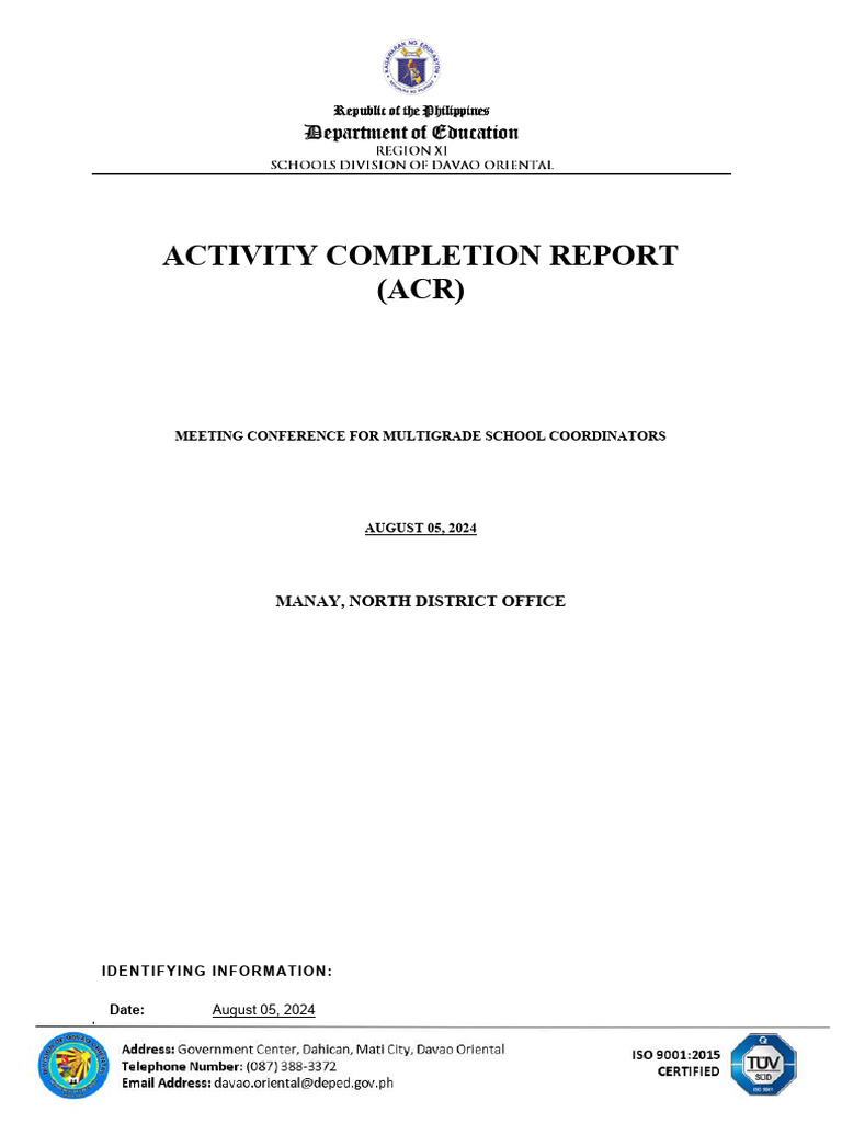 ACR MG | PDF | Teachers | Learning