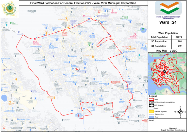 VVMC 2022 General Election Ward Map | PDF