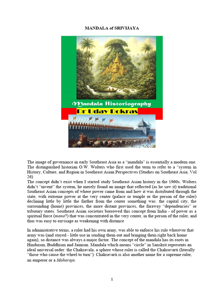Mandala of Srivijaya Srvijay Series | PDF