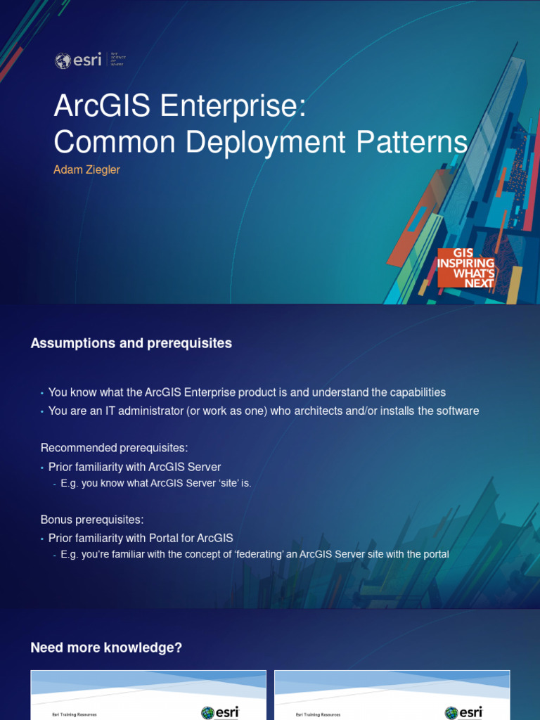 ArcGIS Enterprise - Common Deployment Patterns | PDF | Arc Gis ...