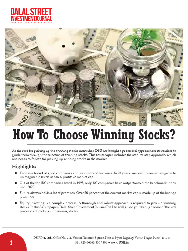Winning Stock Selection Guide | PDF | Investing | Debt