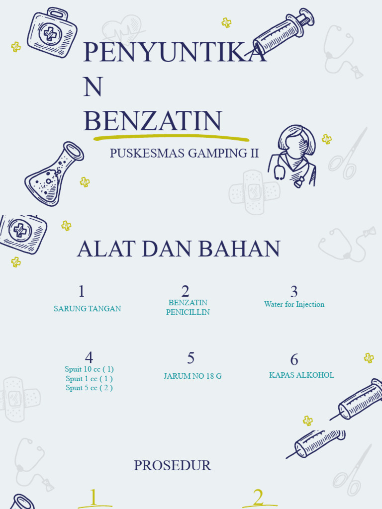 Procedur Injeksi Benzatin Penisilin | PDF
