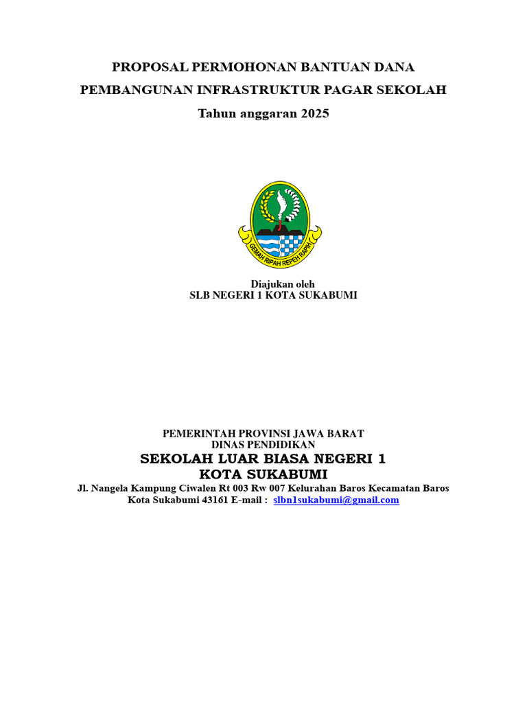 Proposal Pagar SLBN 1 2025 | PDF