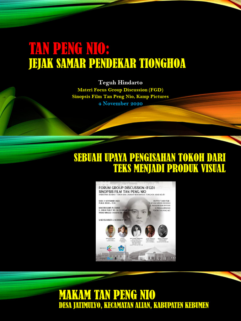 Tan Peng Nio Jejak Samar Pendekar Tiongh | PDF