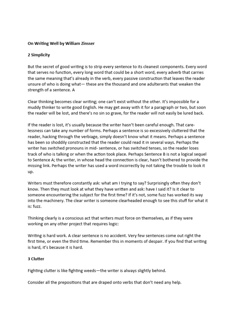 Mastering Clarity in Writing | PDF | Verb | Adverb